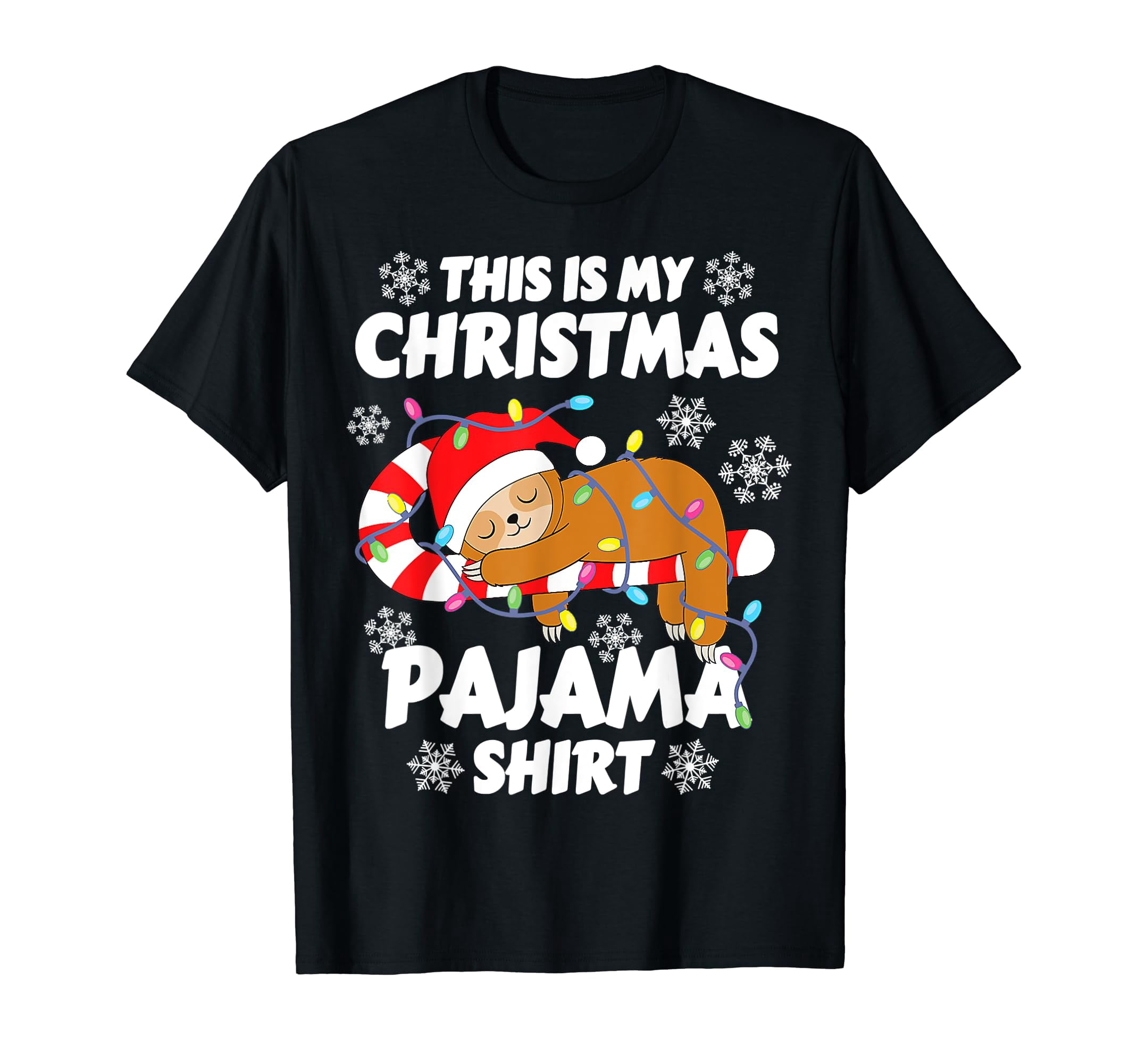 Sloth Sleeping Turkey Thanksgiving Day Funny Fall Autumn T-Shirt Black ...