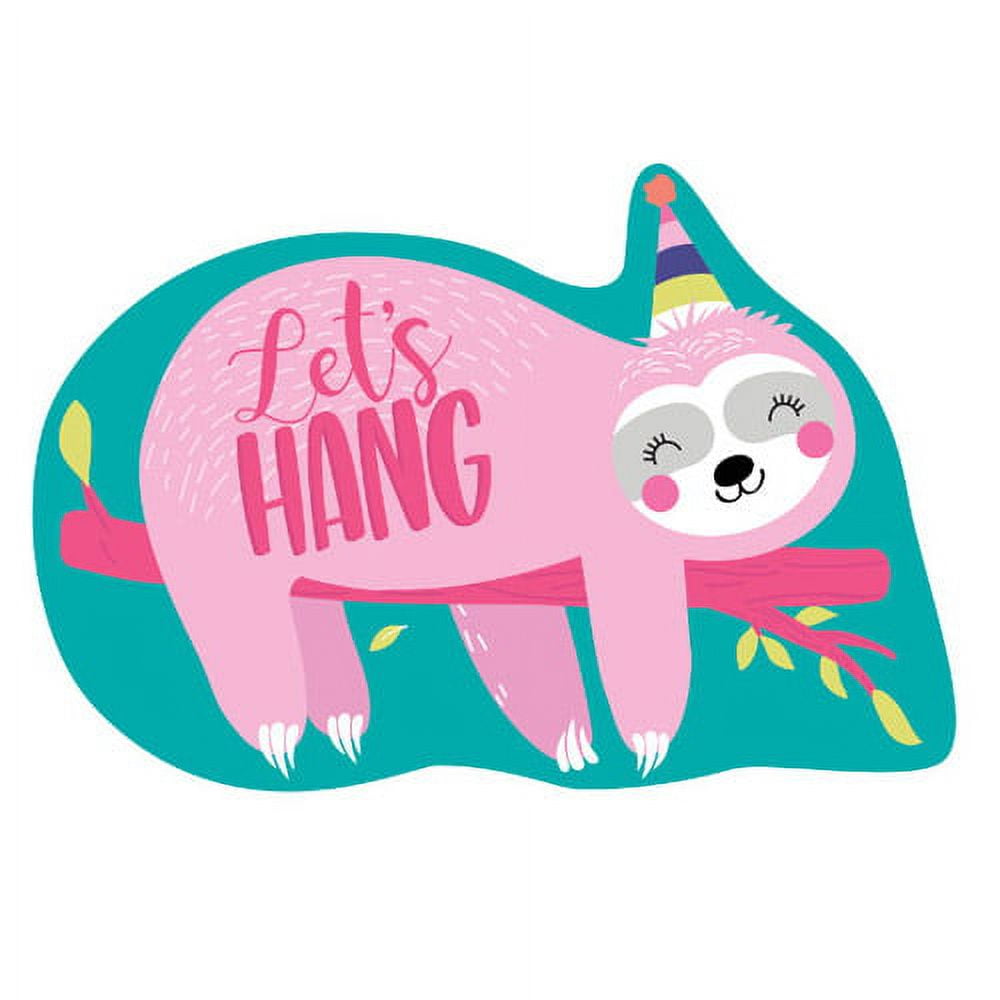 Sloth Celebration Postcard Invitations (8) - Walmart.com