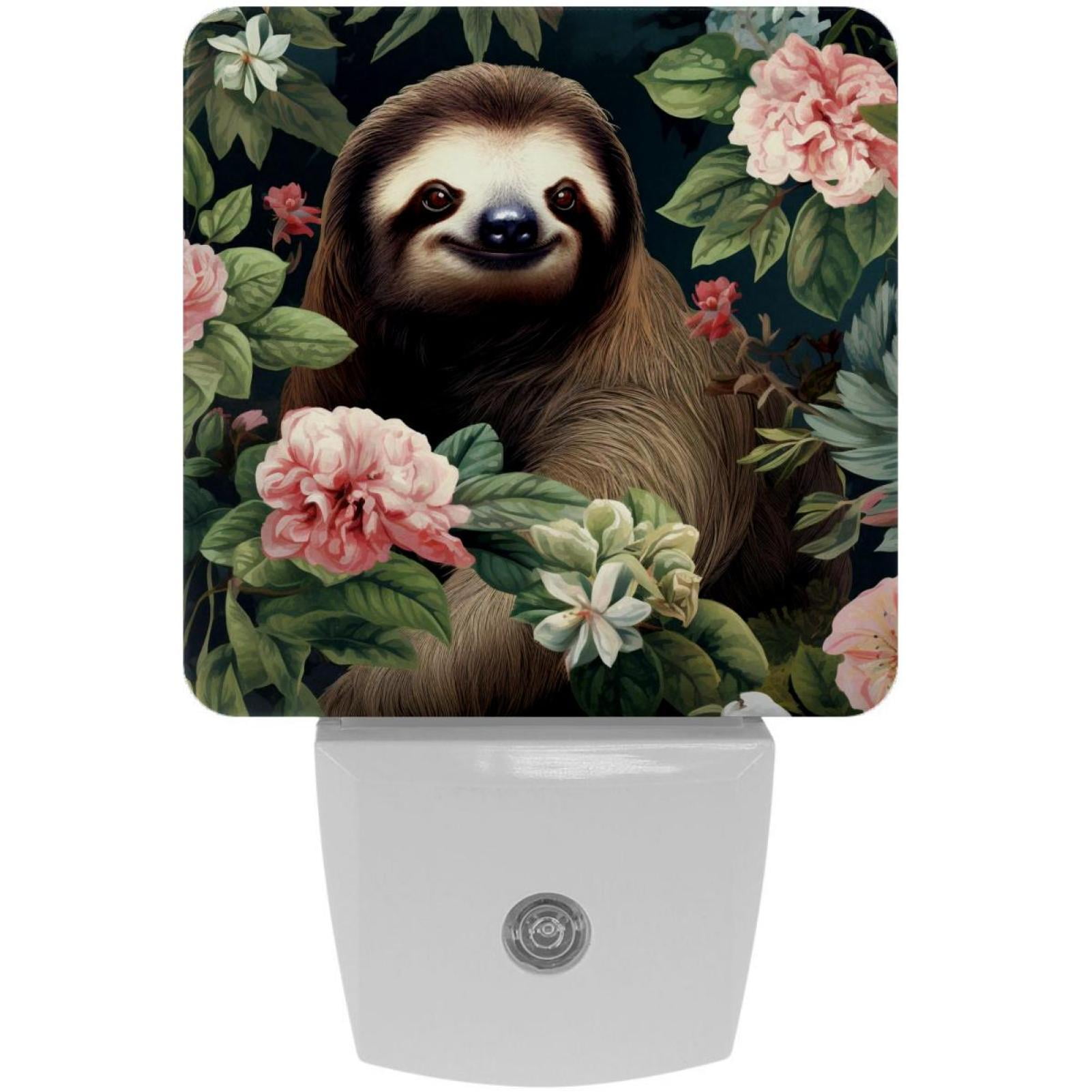 Sloth Square LED Night Lights - Small, Portable Lighting for Any Room ...