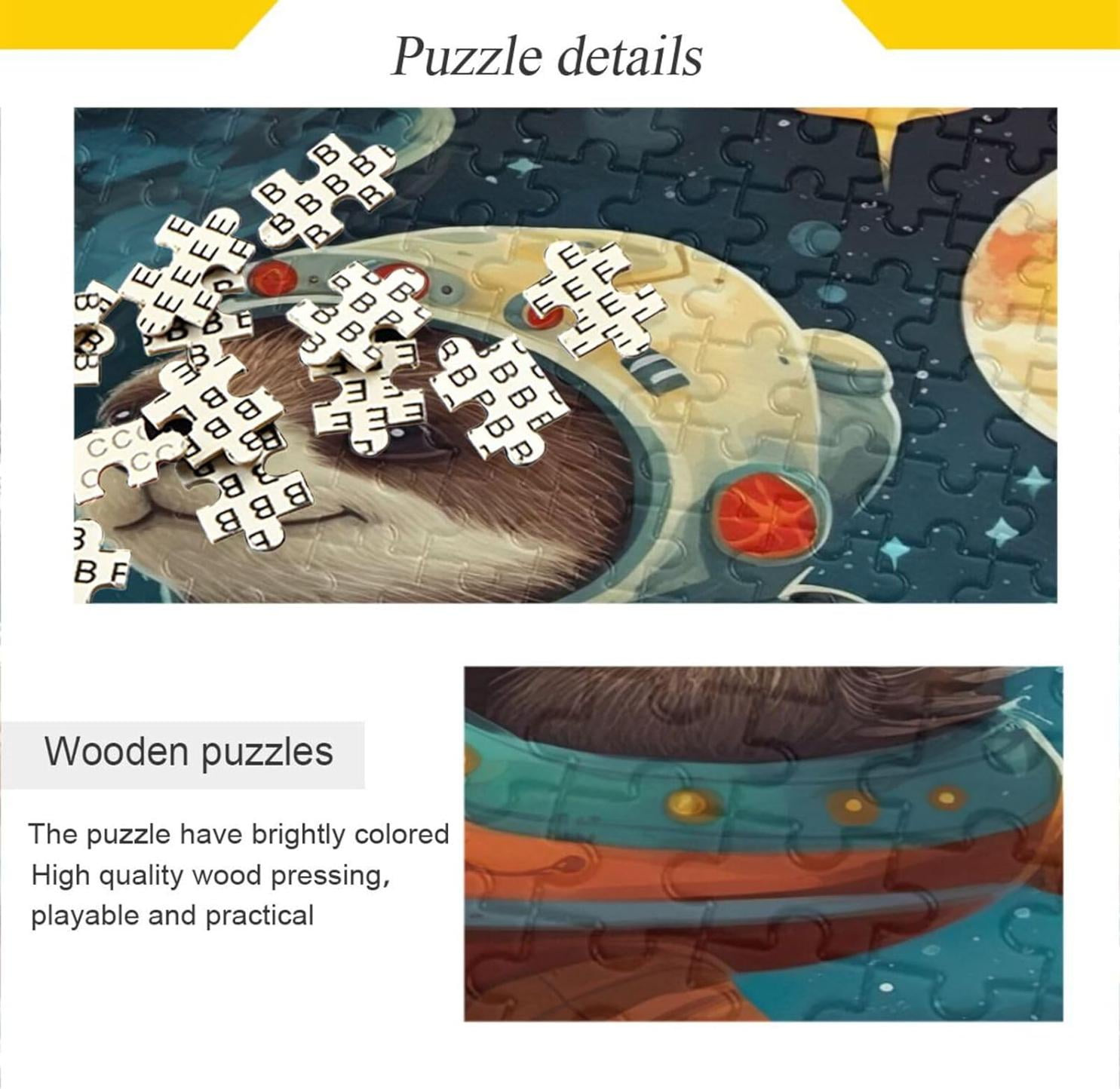 Sloth Wooden Jigsaw Puzzles, Intellectual Entertainment Educational ...