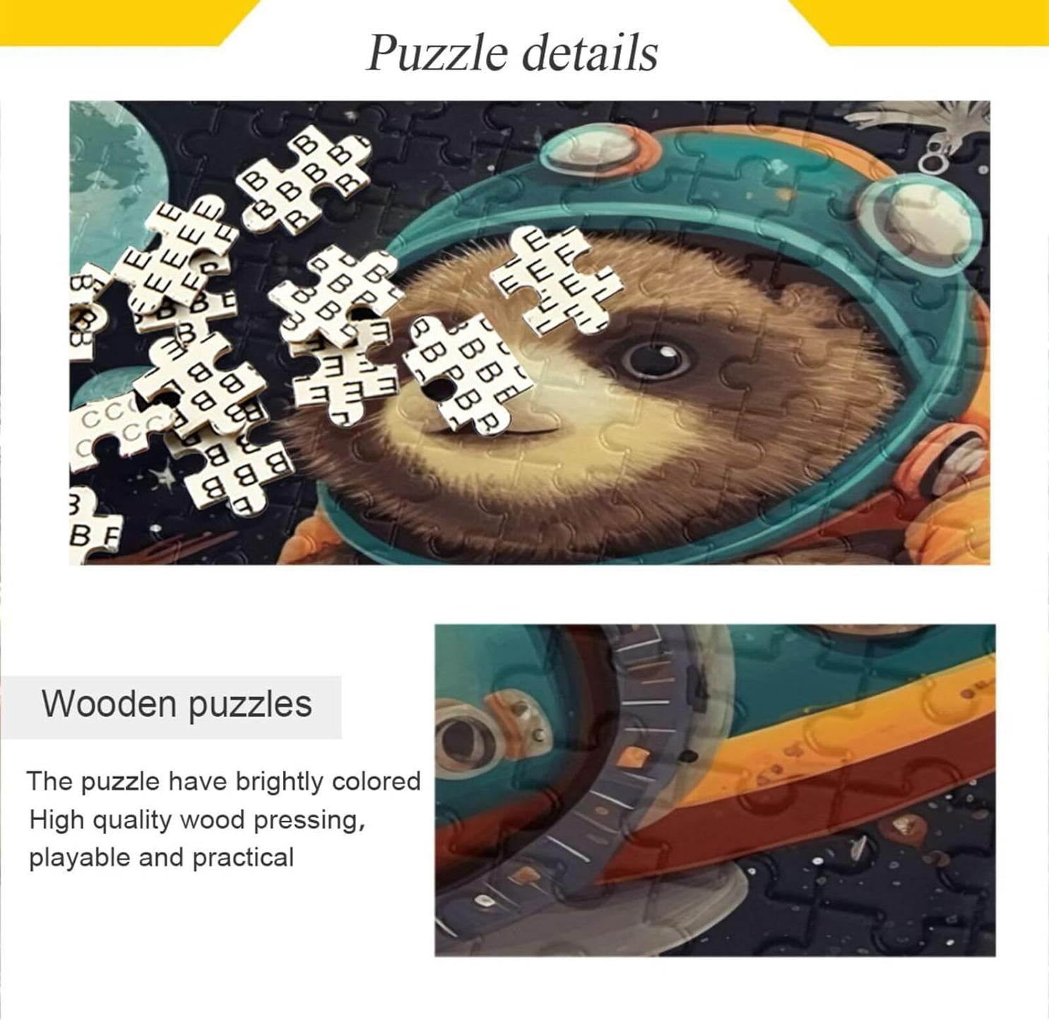 Sloth Wooden Jigsaw Puzzles, Intellectual Entertainment Educational ...