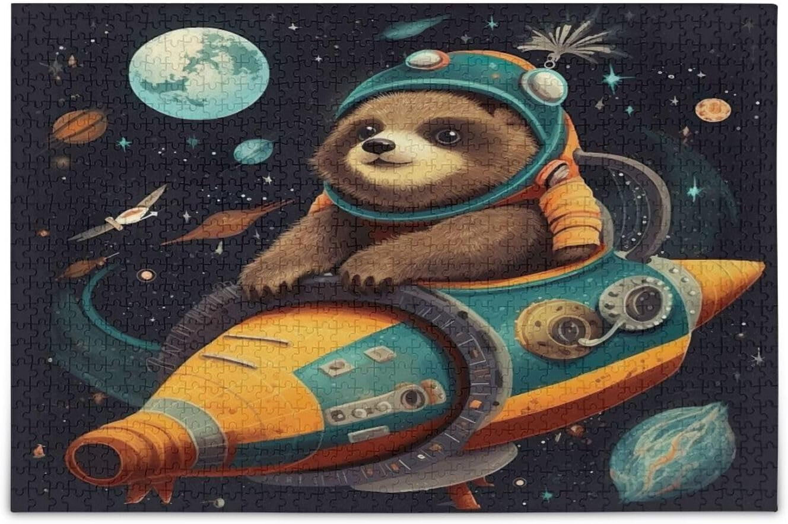 Sloth Wooden Jigsaw Puzzles, Intellectual Entertainment Educational ...