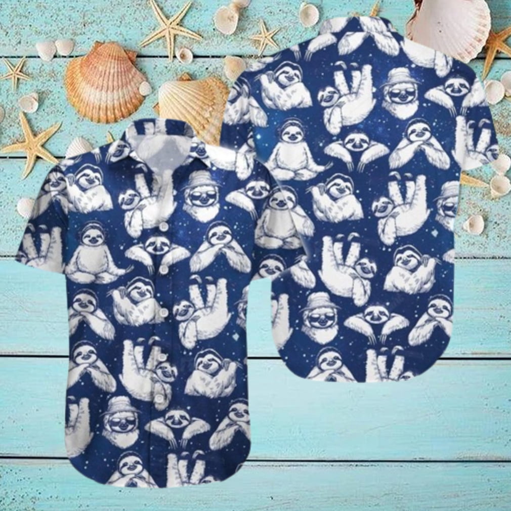 Sloths Meme Hawaiian Shirt Funny Gift hawaiian shirt - Walmart.com