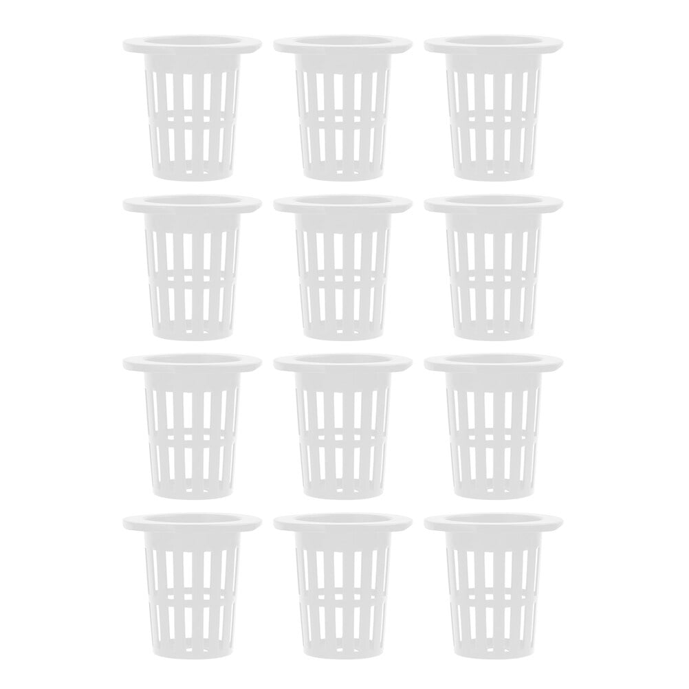 Slotted Mesh Net Cups: 50pcs Hydroponic Baskets Net Pots Garden Nursery ...