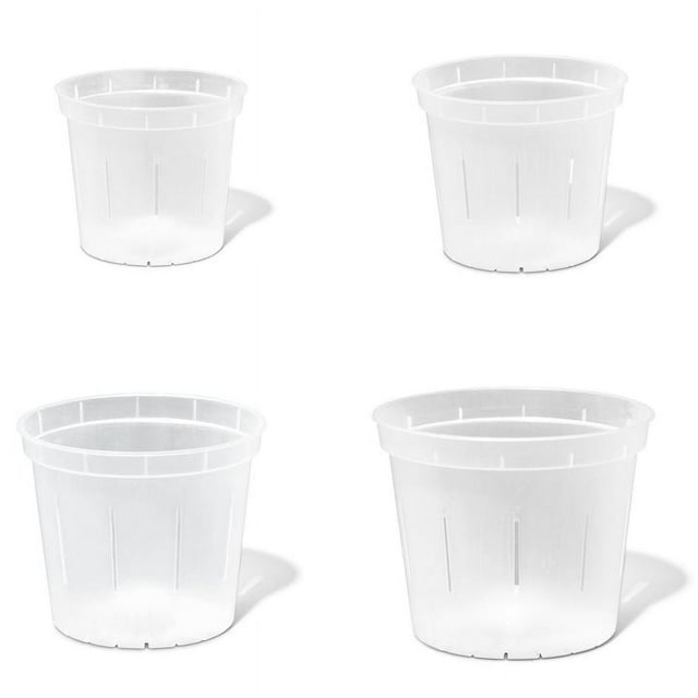 Slotted Orchid Pots by rePotme - Growers Assortment (8 pots - 2 Each ...