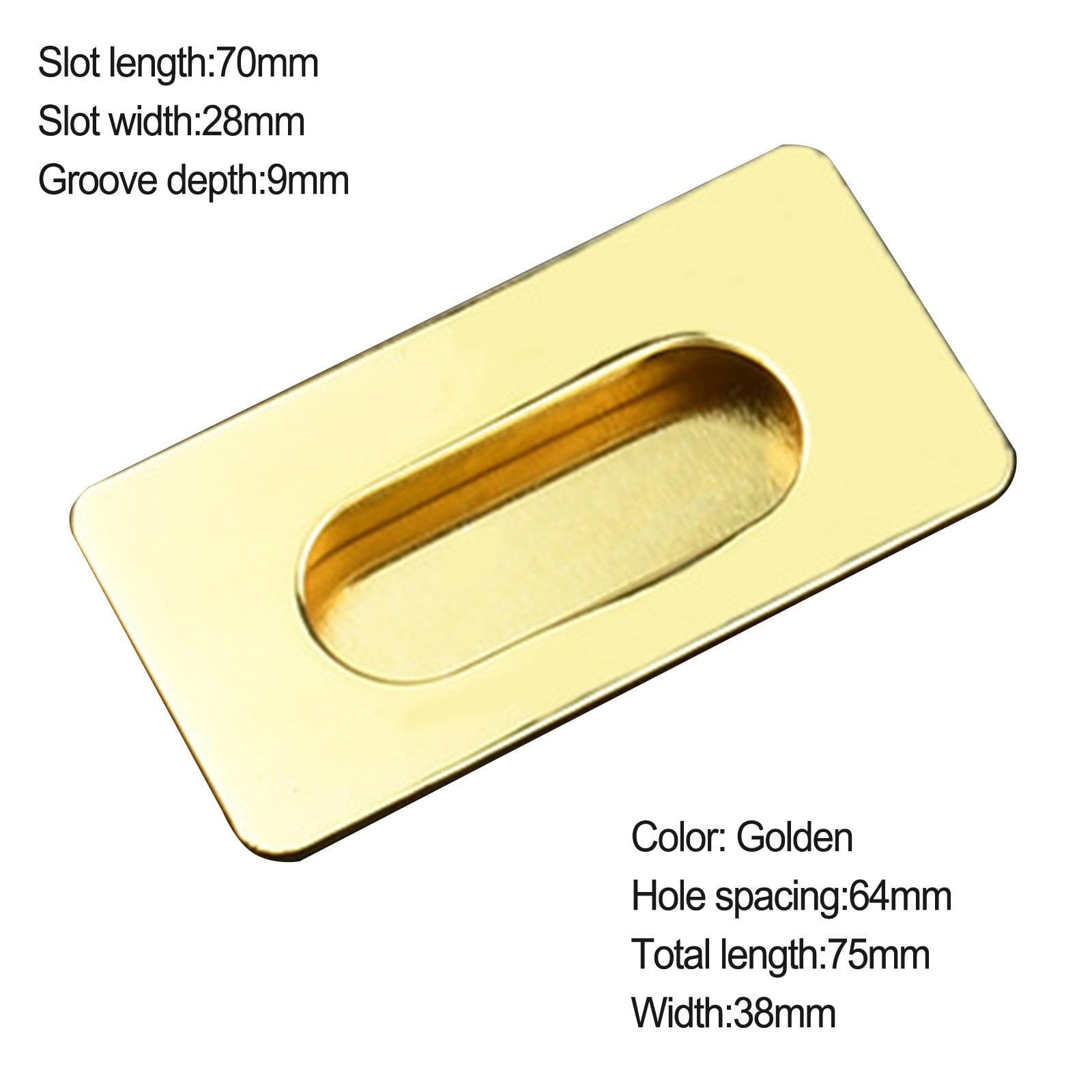Slotted Recessed Handle Cabinet Closet Cabinet Door Invisible Concealed ...