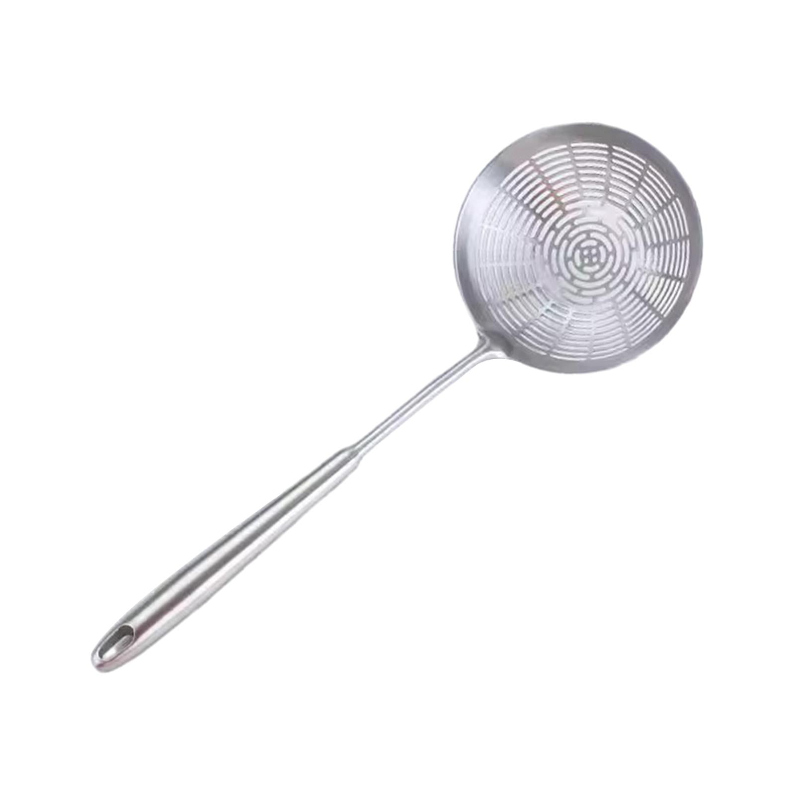 Slotted Spoon Mesh Strainer Stainless Steel Food Strainer Cooking ...