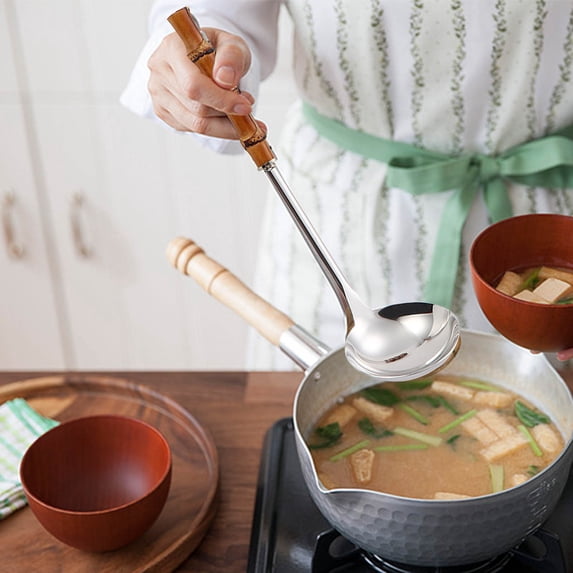 Slotted Spoon With Handle, Usavan Stainless Steel Slotted Spoon Ladle ...