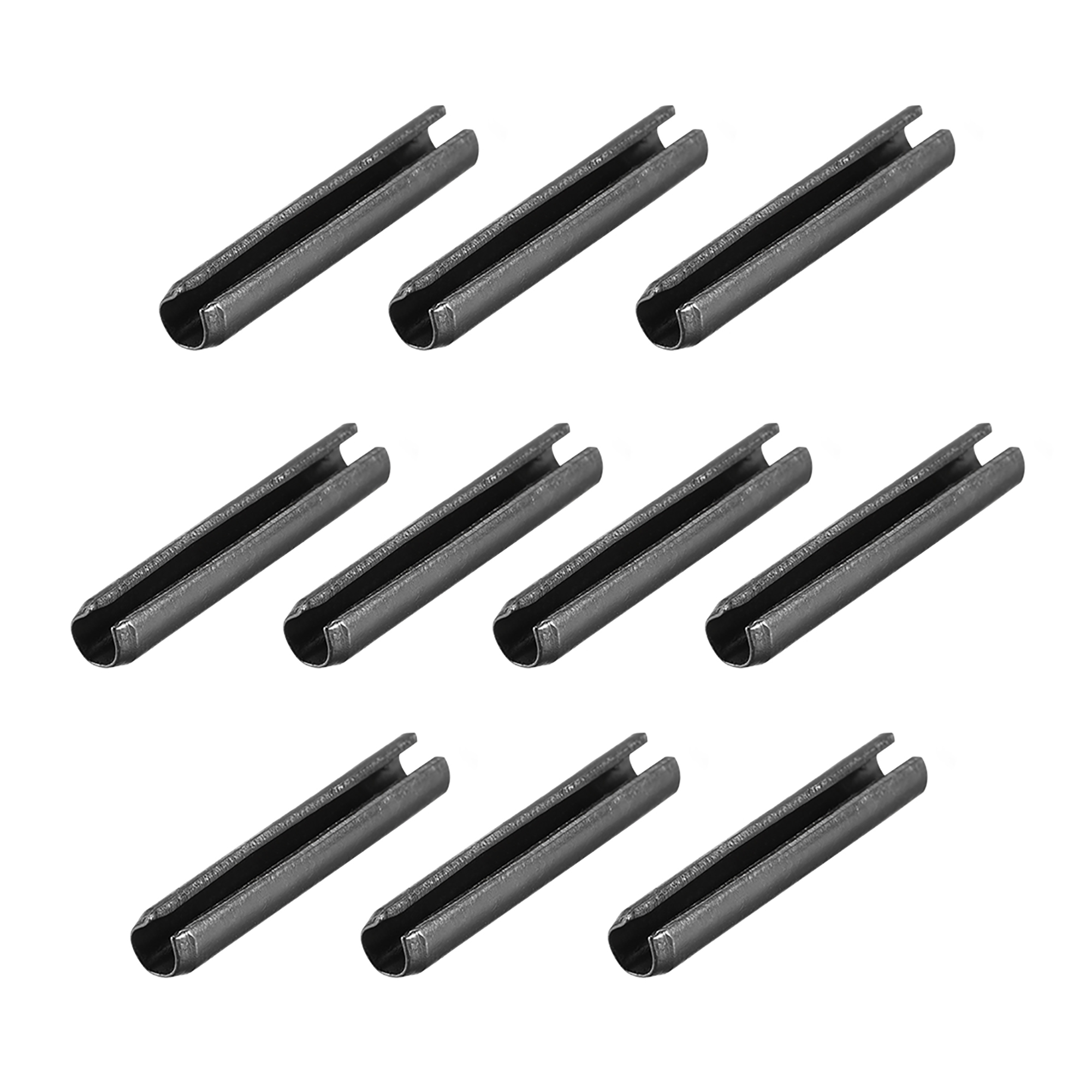 Slotted Spring Pin -5mm x 25mm Plain Finish 65Mn Roll Assortment Kit ...