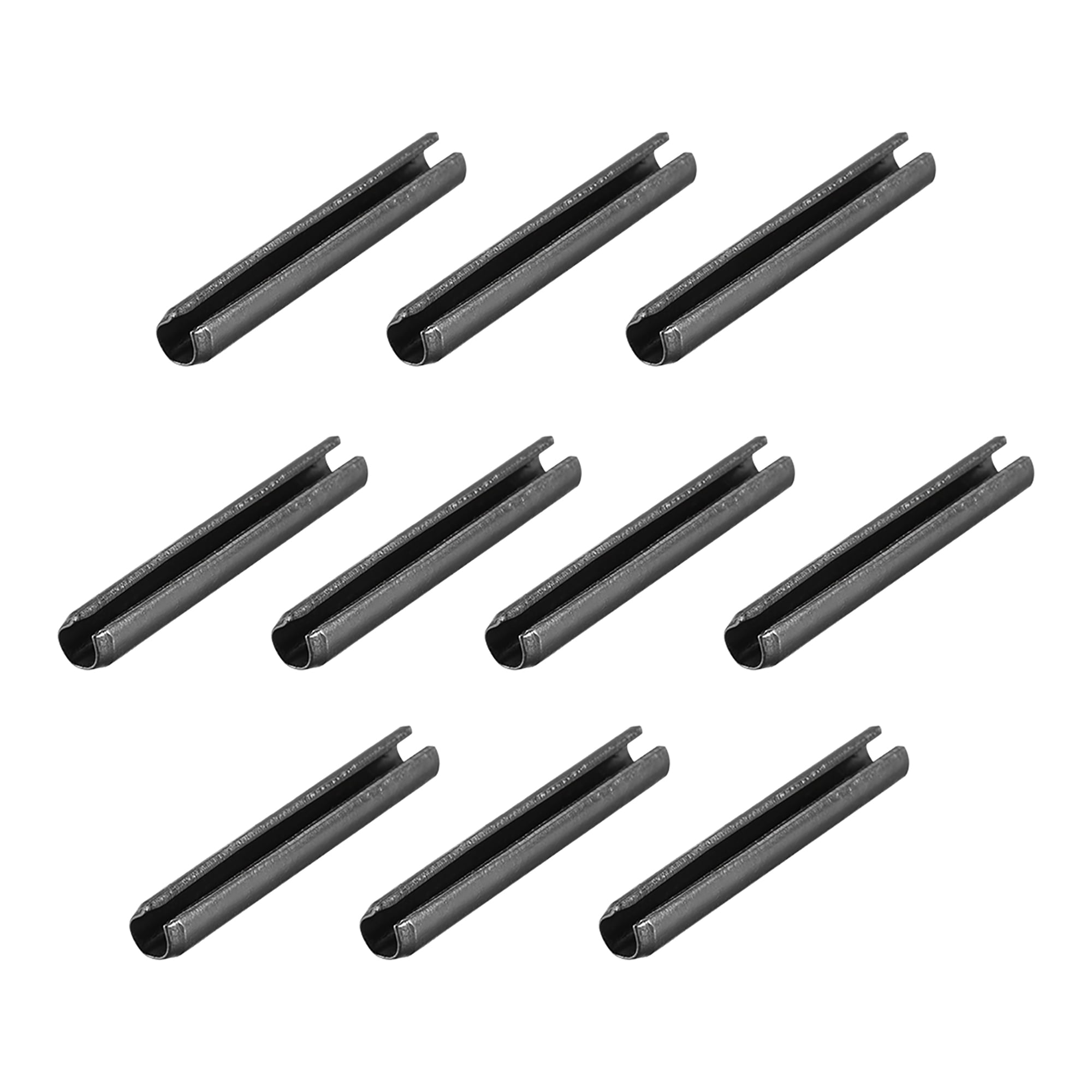 Slotted Spring Pin -5mm x 40mm Plain Finish 65Mn Roll Assortment Kit ...