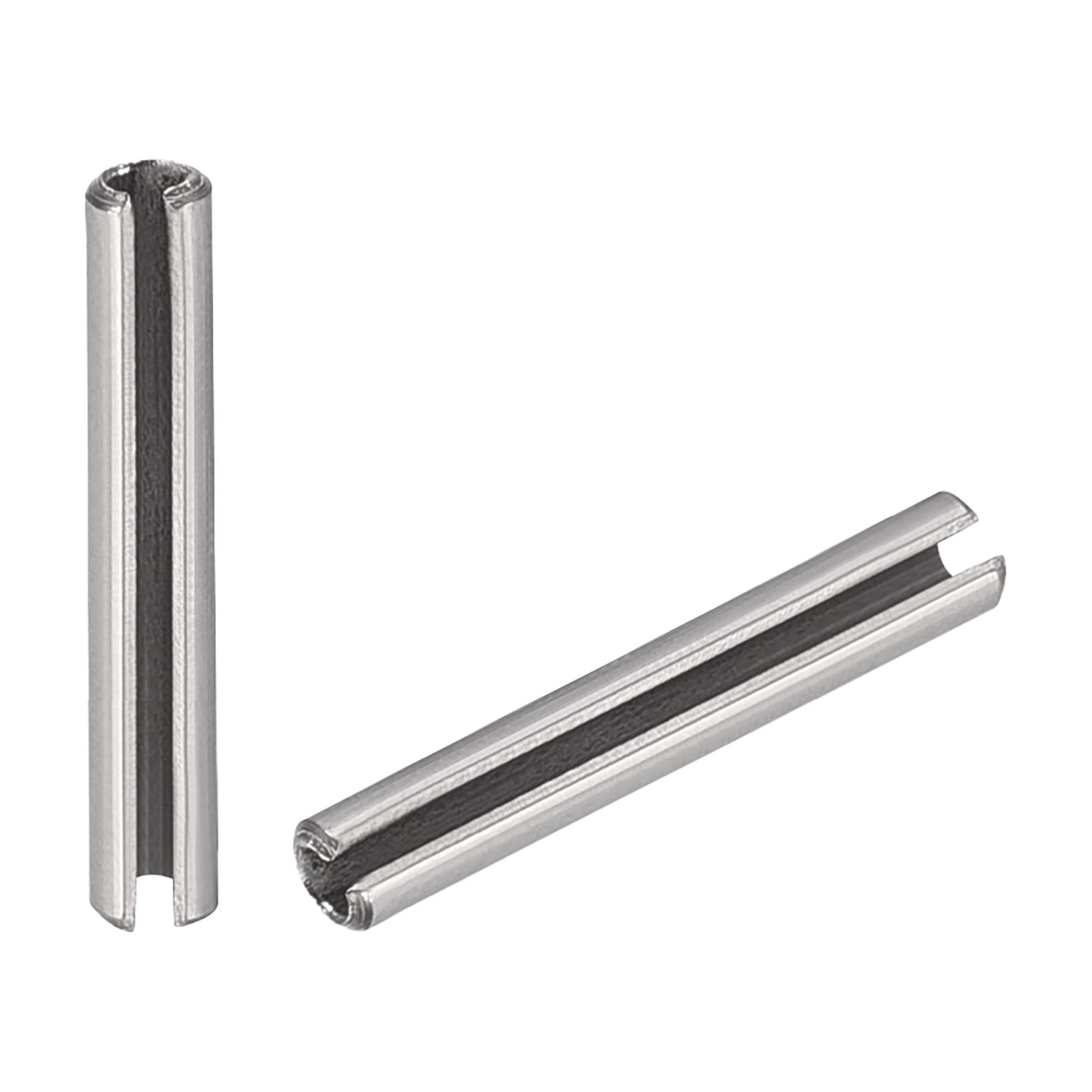 Slotted Spring Pin M1.5 x 20mm 304 Stainless Steel Split Spring Roll ...