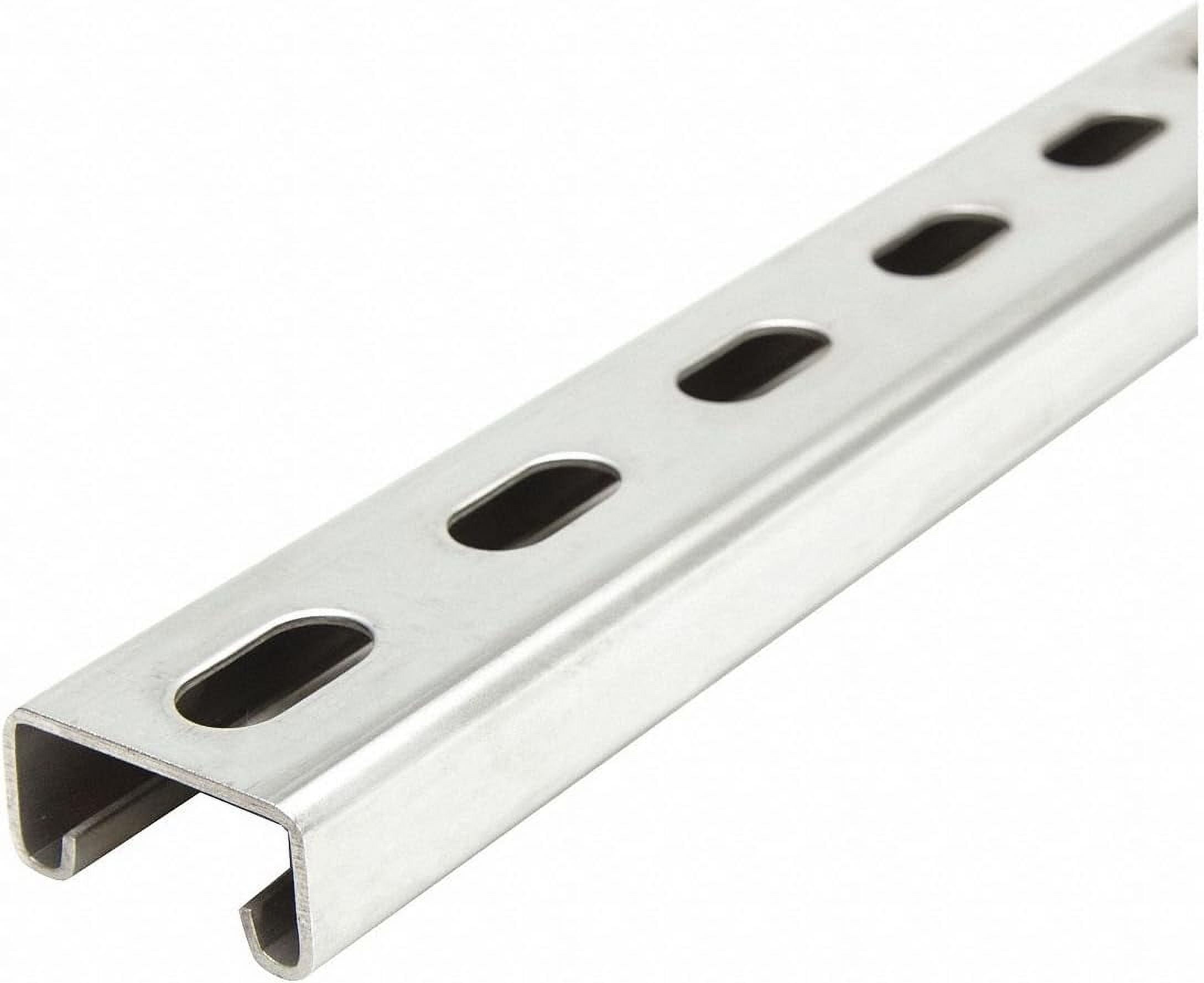Slotted Standard 1-5/8 in x 13/16 in Strut Channel, 304 Stainless Steel ...