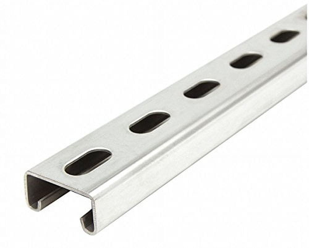 Slotted Standard 1-5/8 in x 13/16 in Strut Channel, 304 Stainless Steel ...