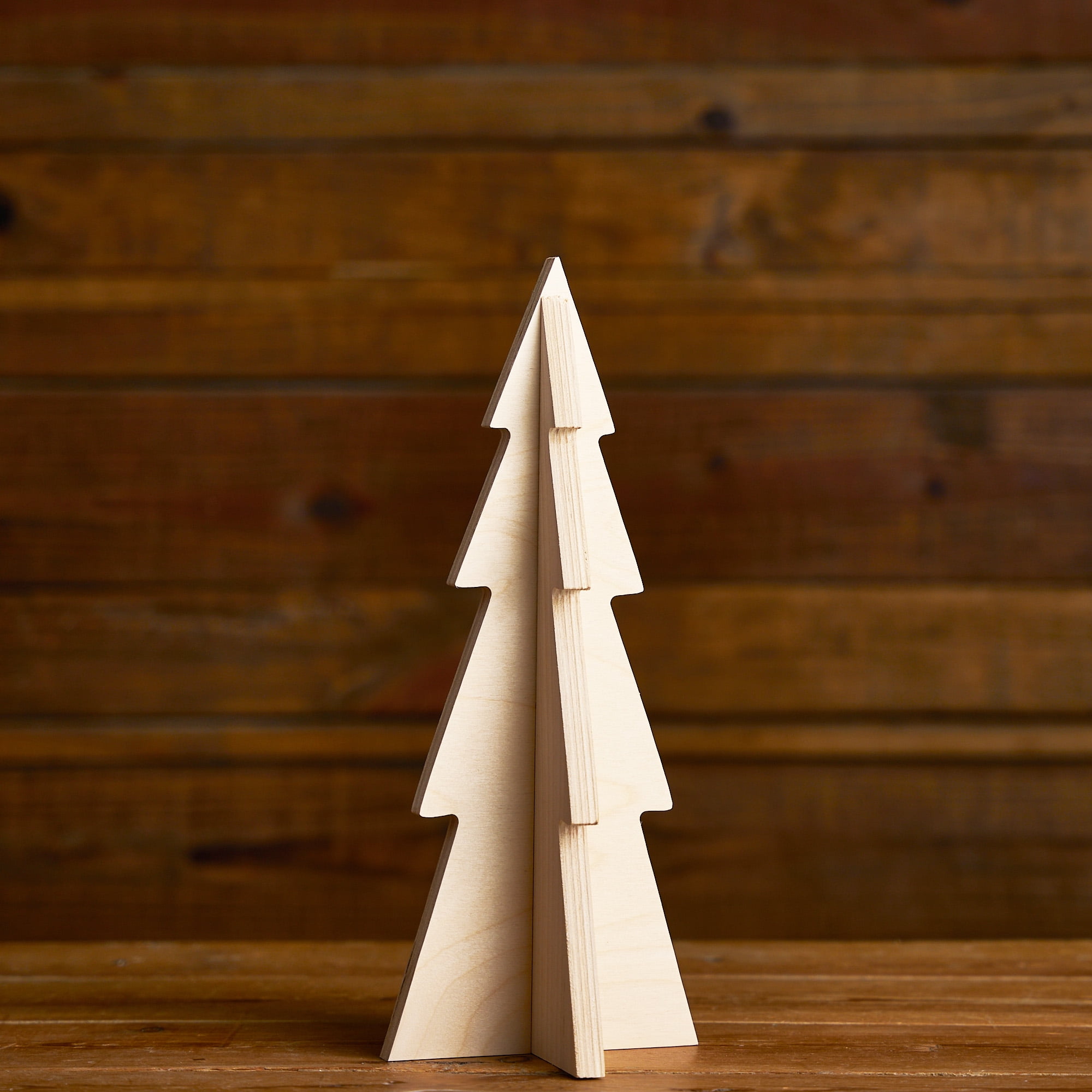 Slotted Trees, Set of 3 - Walmart.com