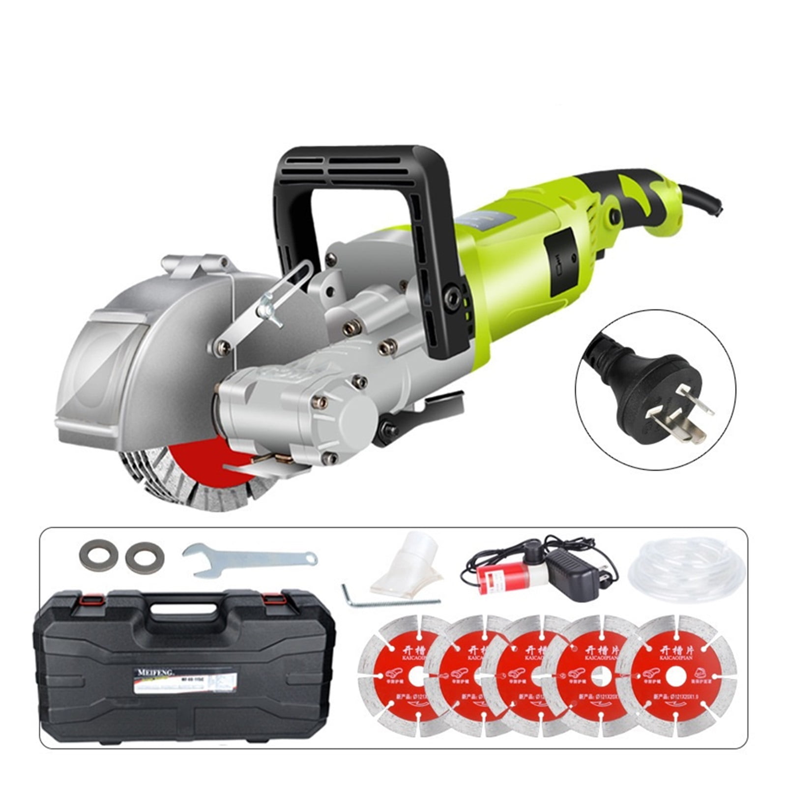 Slotting machine one-time forming dust-free concrete wall slotting ...