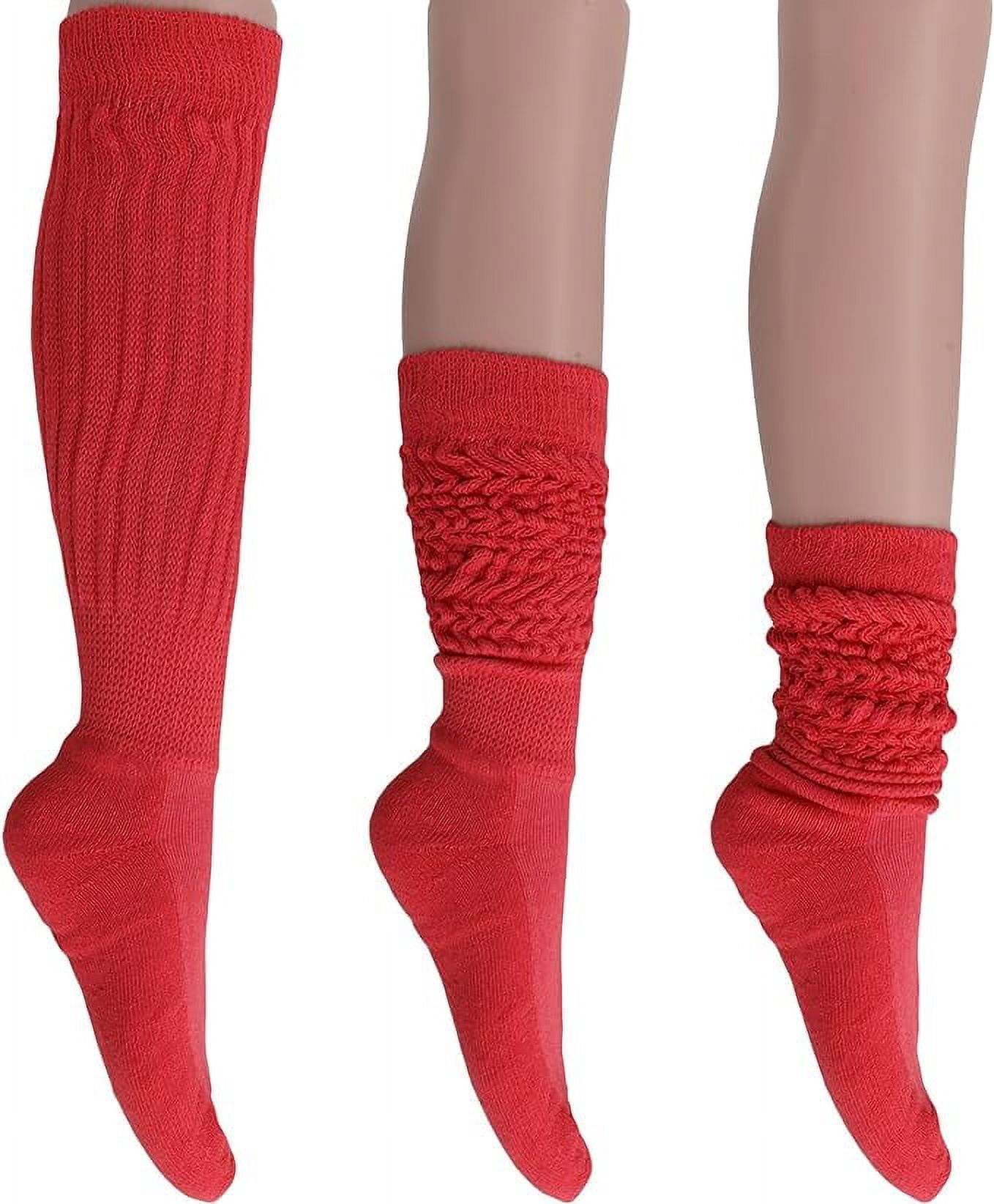 Slouch Socks for Women Extra Heavy Extra Long Shoe Size 5-10 - (Hot ...
