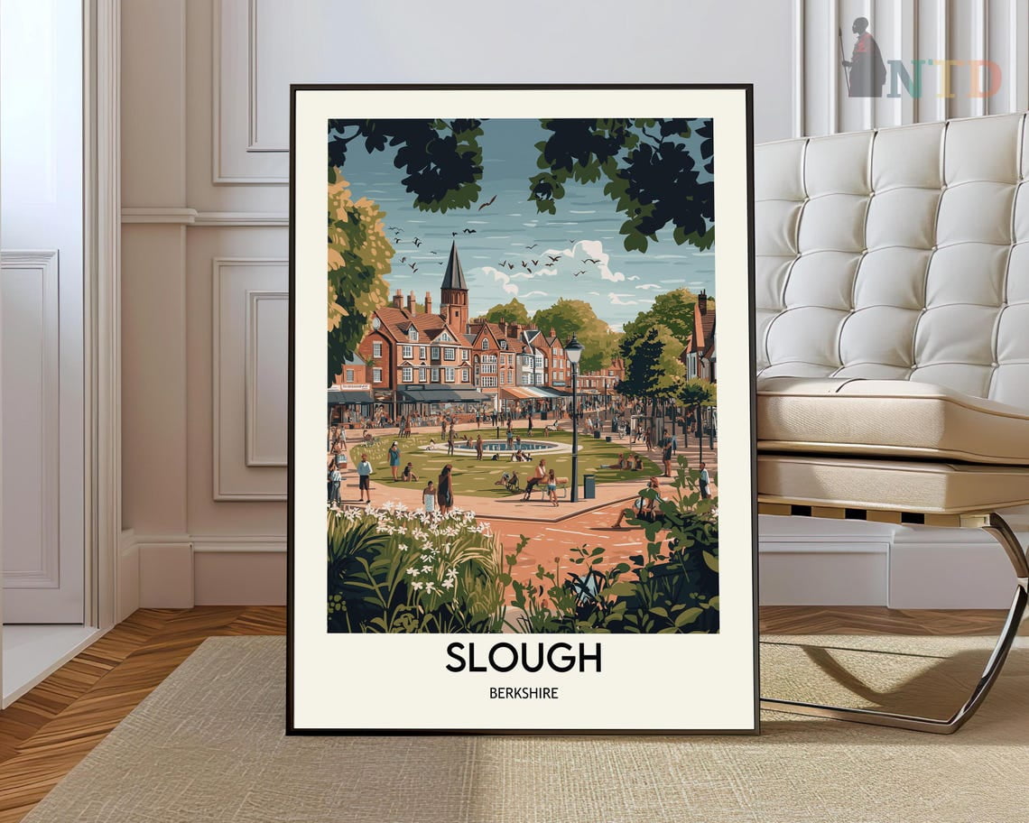 Slough Poster, Sloughslough Print, Slough Photo, Slough Poster Print ...