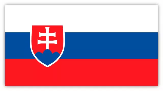 Slovakia Flag Patriotic Sticker Decal Laptop Wall Phone Decal Water ...
