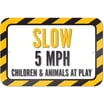 Slow Children At Play Sign - Walmart.com