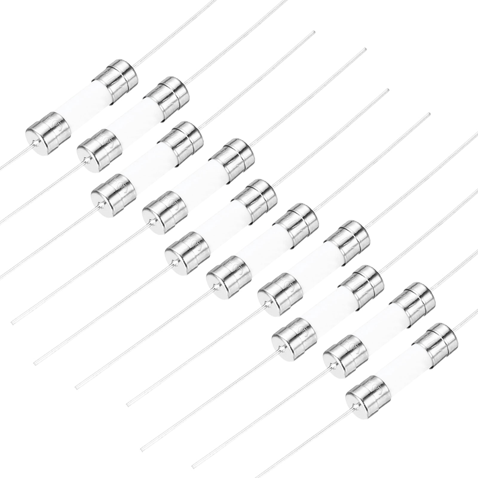 Slow Blow Fuse Wire Ceramic Fuses 5mm x 20mm 250V T20A 10Pcs - Walmart.com
