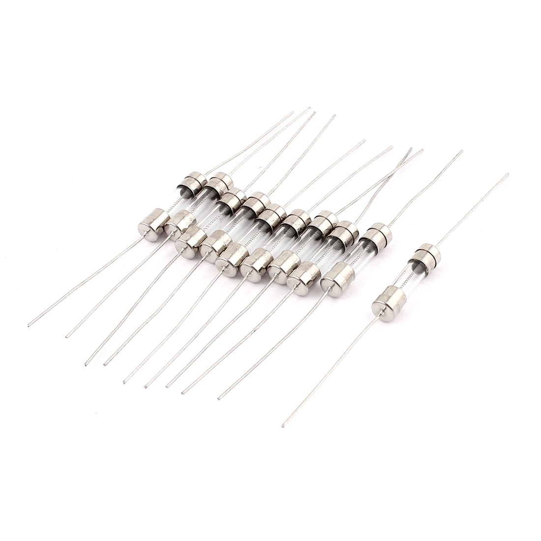 Slow Blow Time Delay Axial Glass Tube Fuses 5 x 20mm 250V 15A 10Pcs ...