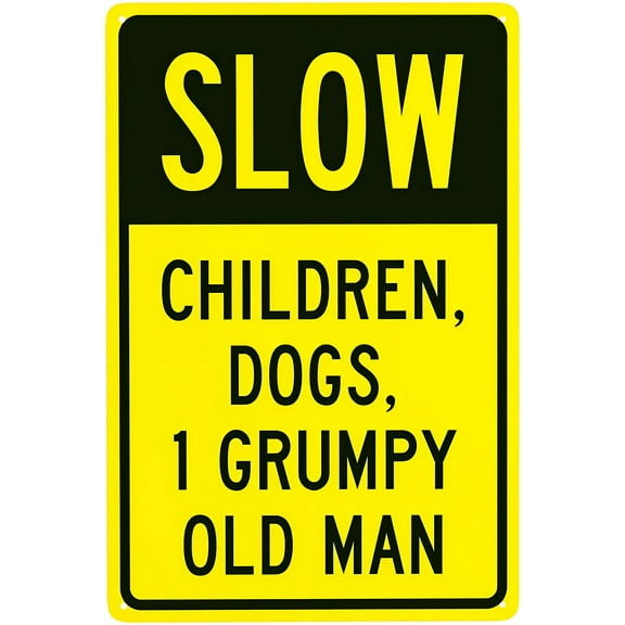 GoSports Neon Children's Slow Down Man! High Visibility Street Safety ...