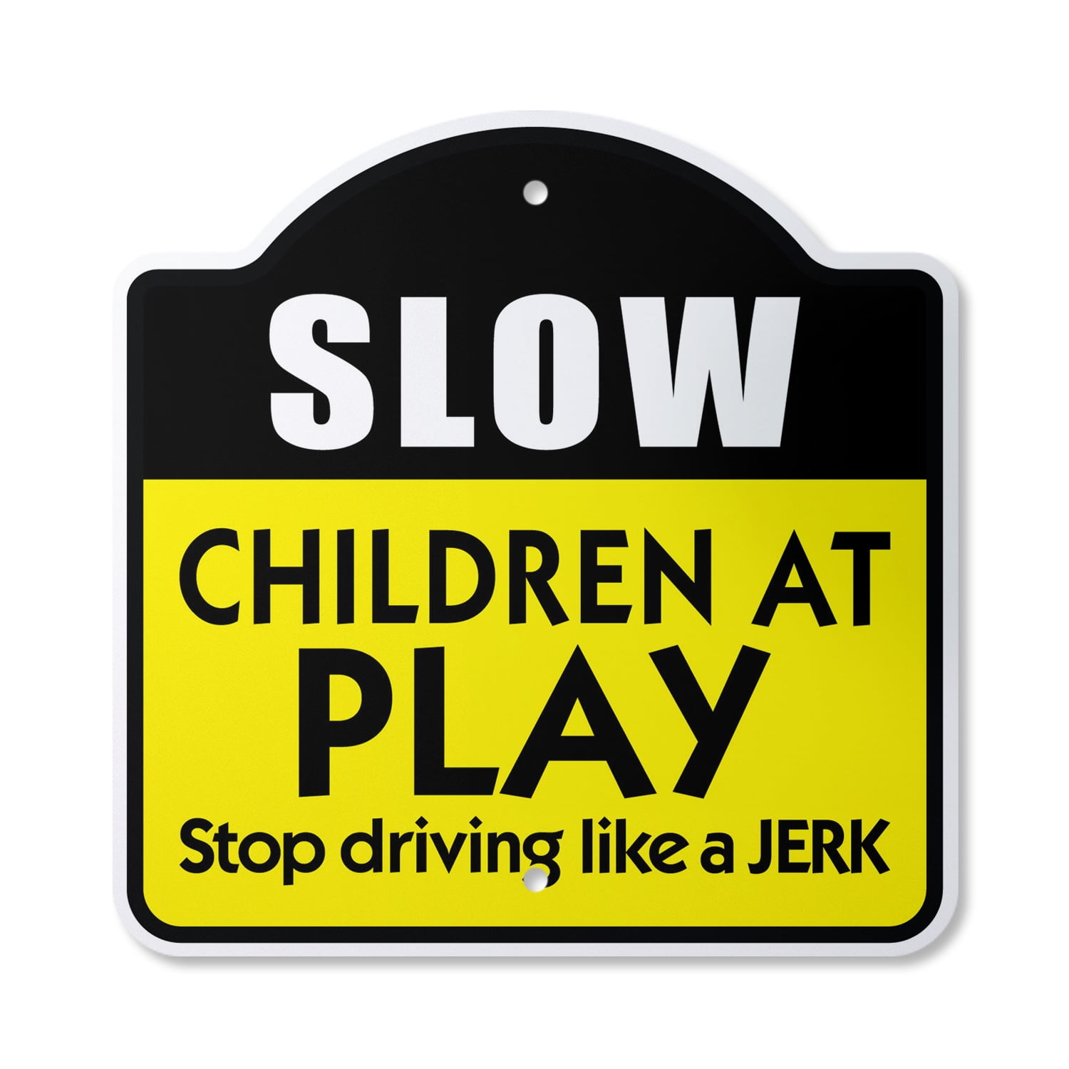 Slow Children At Play 10” x 10” Sign | Indoor/Outdoor Plastic ...