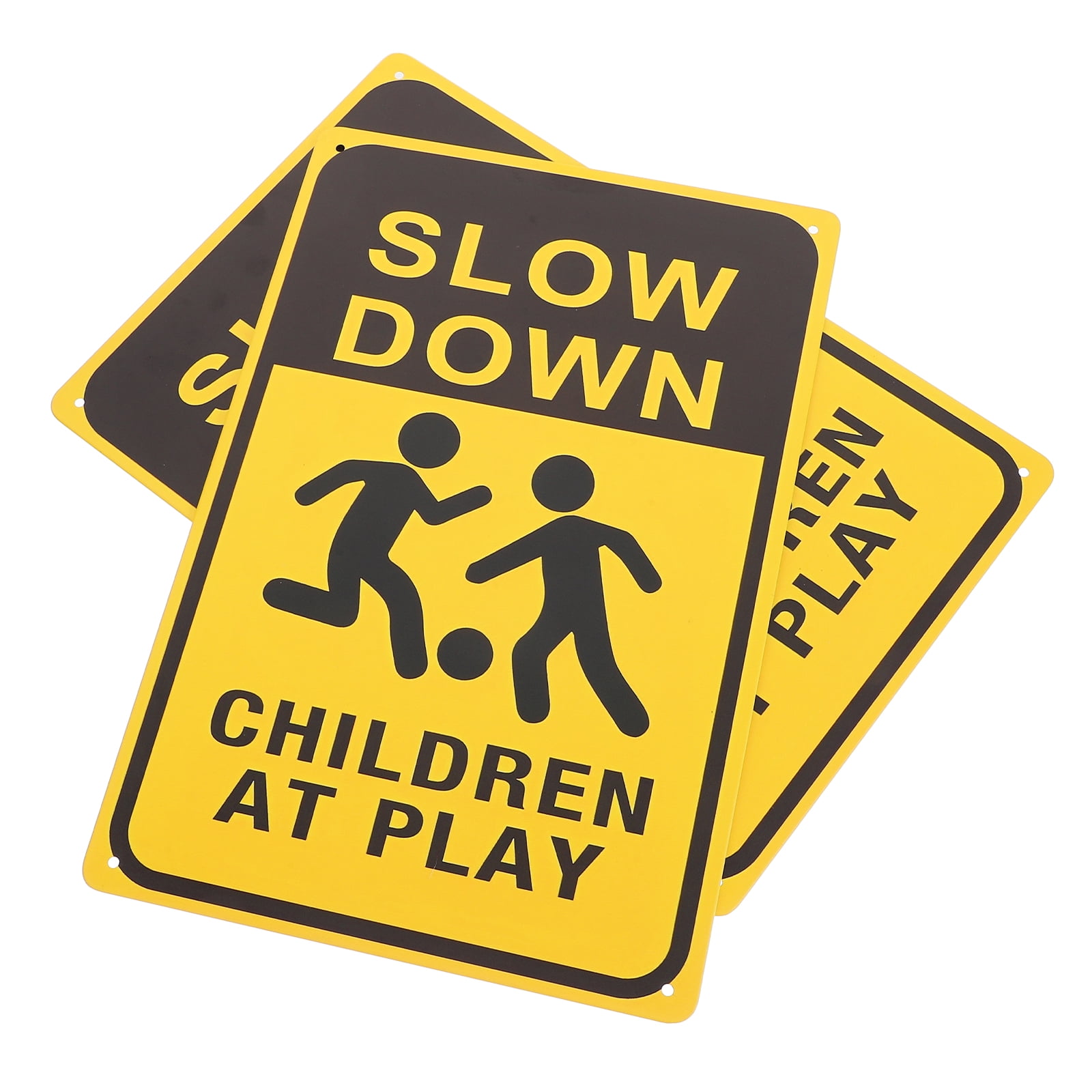 Slow Children at Play Sign for Street Signs Birdbath Feeder Stickers ...