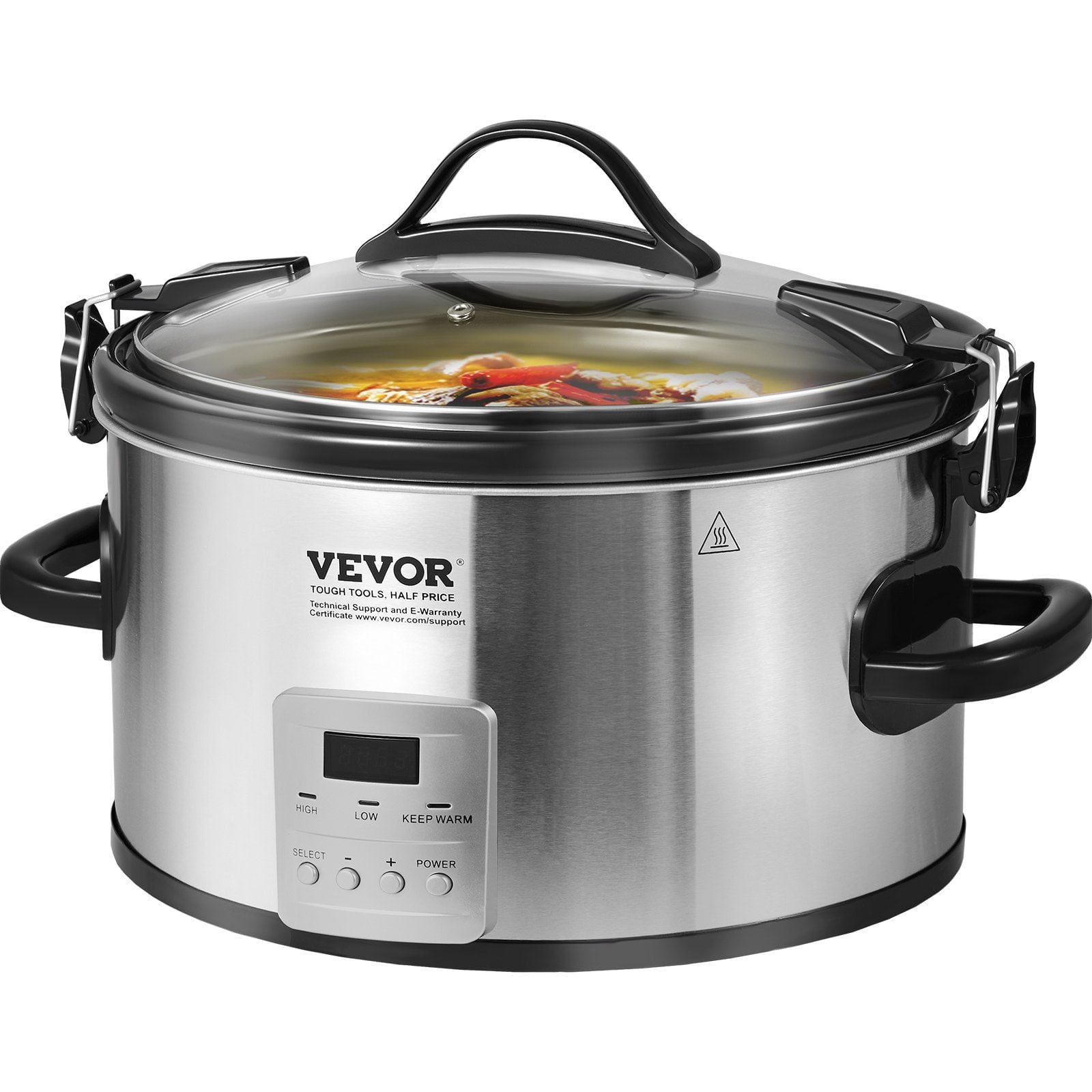 Slow Cooker,8QT 320W Electric Slow Cooker Pot - 3-Level Heat Settings ...