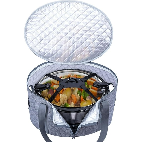 Slow Cooker Carrying Case Compatible with 6-8 Quart Crockpot Carrier ...