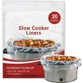 Slow Cooker Liners (30 Liners), 13" × 21" Crock Pot Liners Fit 3-8 ...