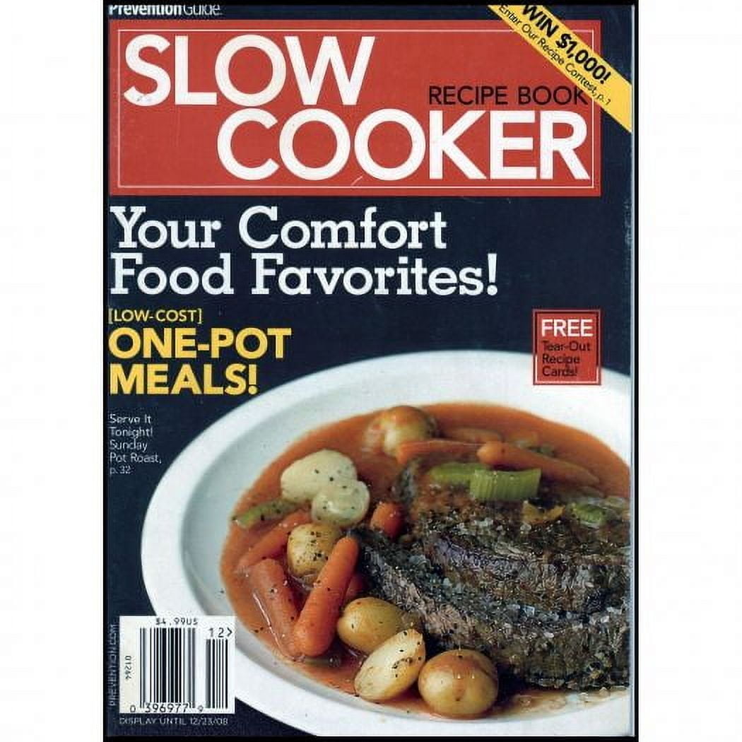 Slow Cooker Recipe Book - Your favorite Comfort Foods! - Prevention ...