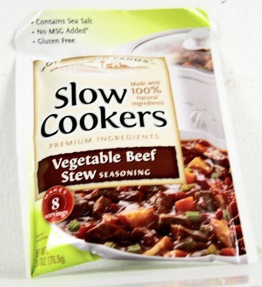 Slow Cooker Vegetable Beef SAF21 Stew Mix-6 packages - Walmart.com
