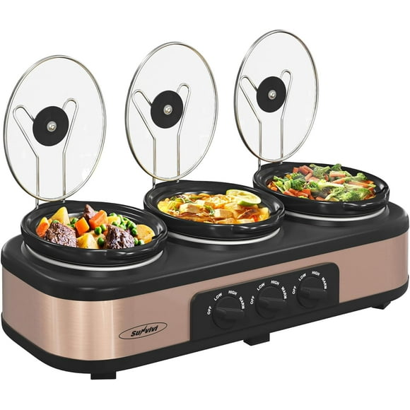Bella Triple Slow Cooker