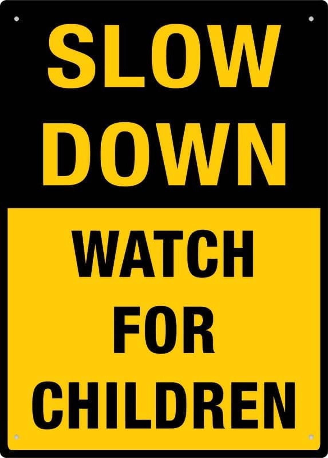Slow Down Shared Driveway Sign Outdoor Signs Aluminum 12X8 Inch Uv Ink ...