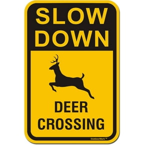 Deer Crossing Signs