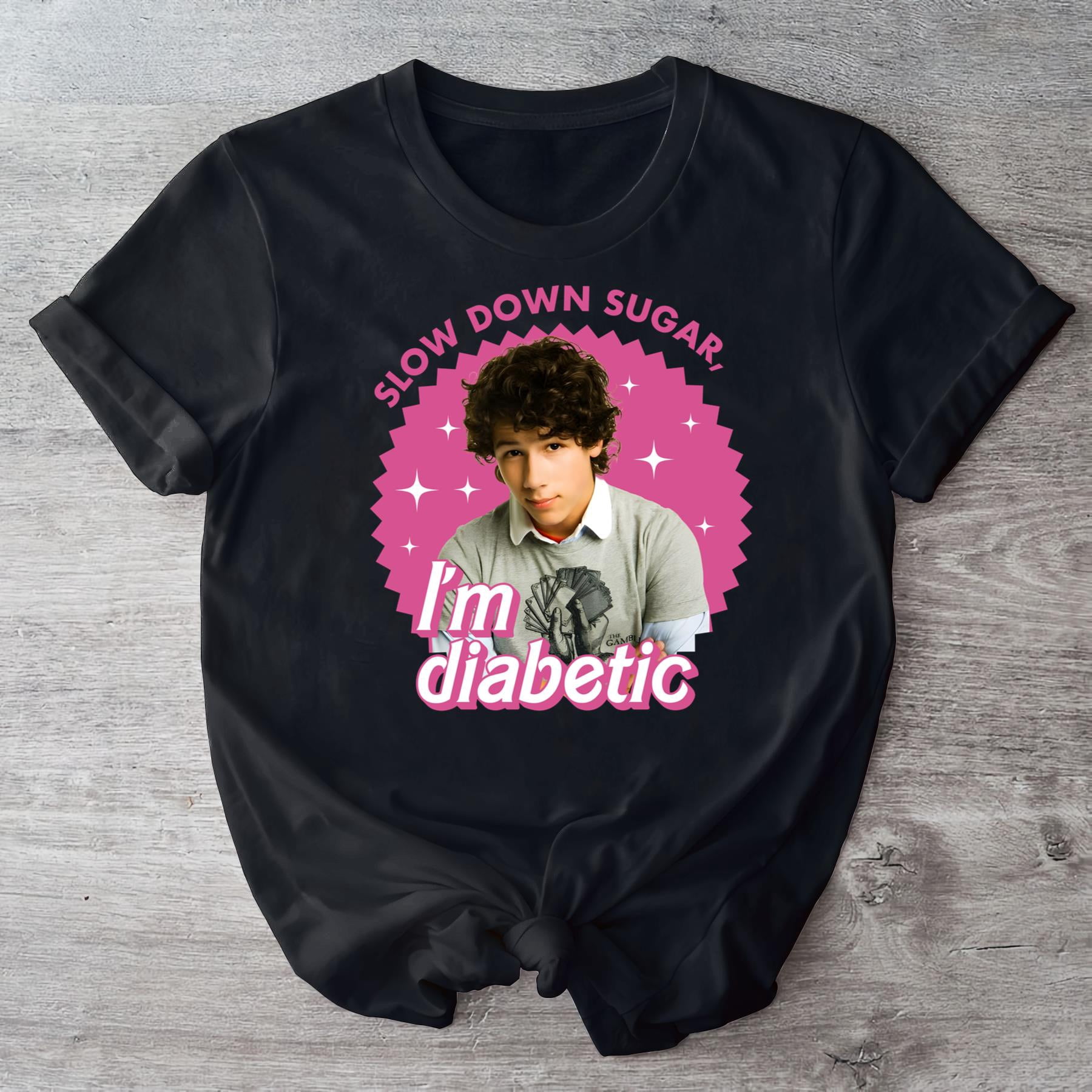 Slow Down Sugar Funny Meme Shirt Vintage Pop Band-Inspired Tee ...