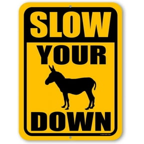 Please Slow Down Signs