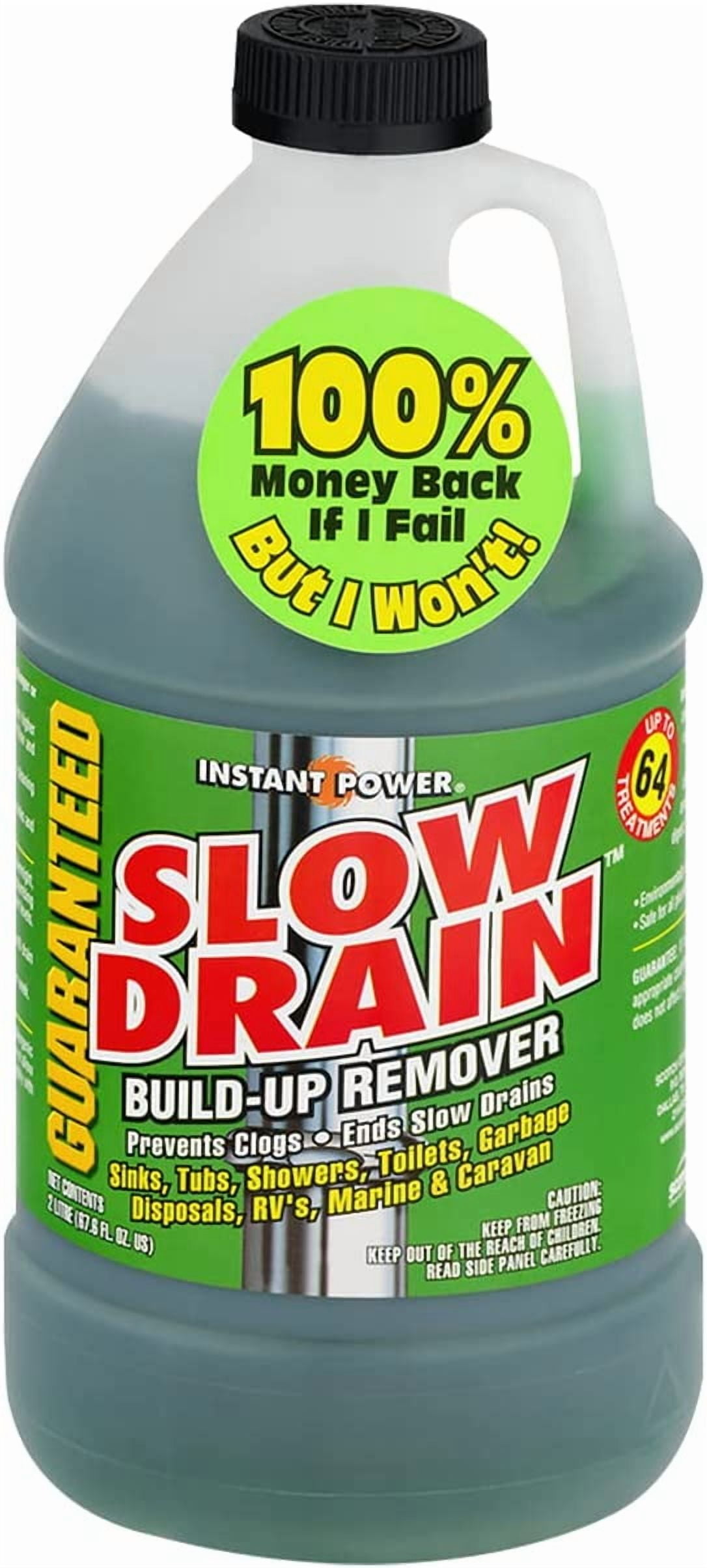 Slow Drain Build Up Remover – Prevents Clogs, Ends Slow Drains for ...