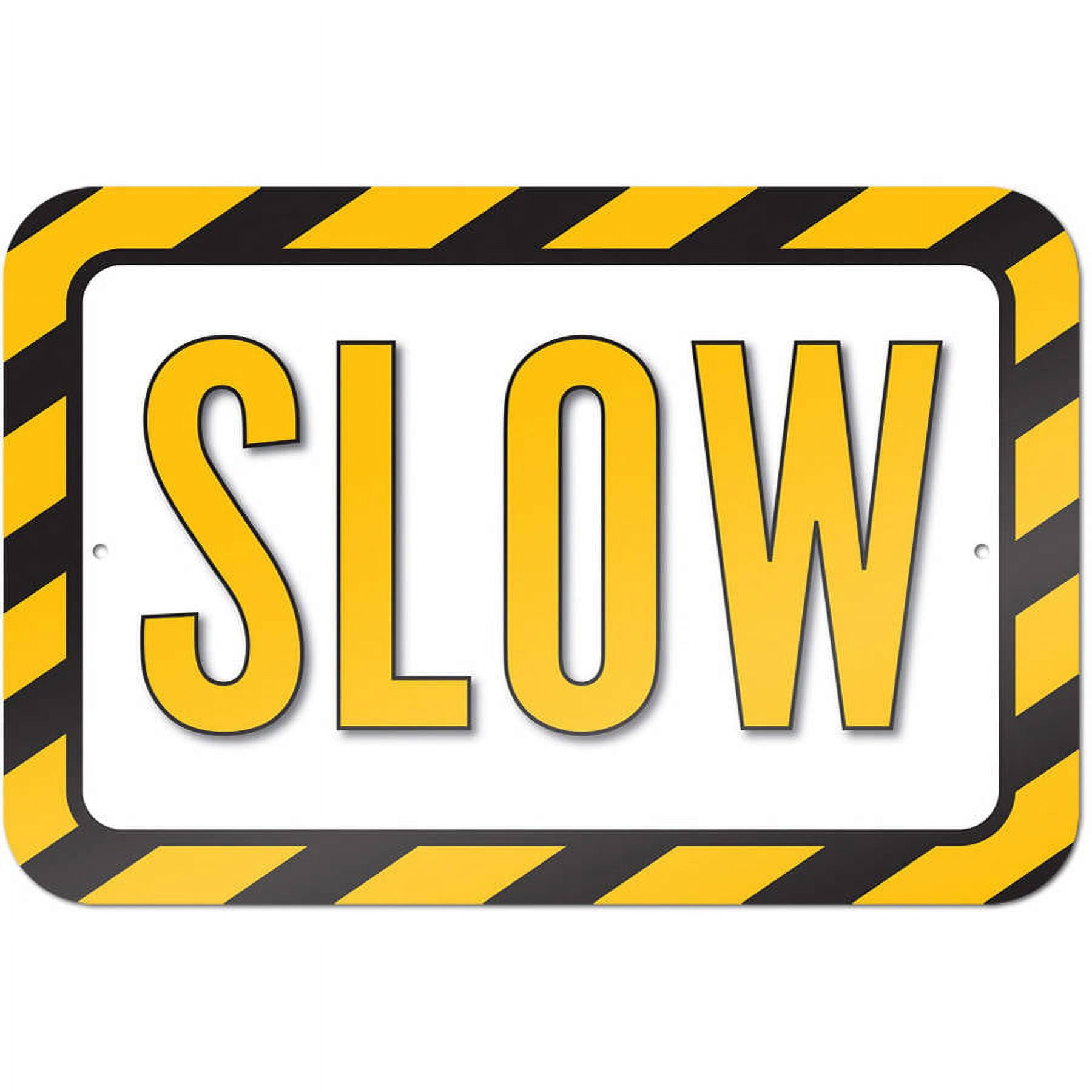 Slow Drive Slow Caution Sign - Walmart.com