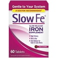 Slow Fe, High Potency Iron 45 mg, Slow Release - 60 Tablets - Walmart.com