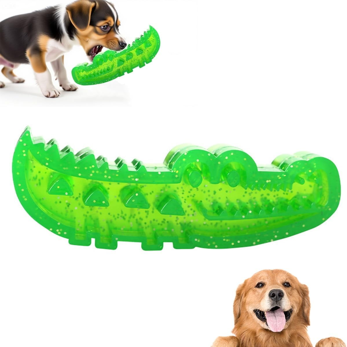 Slow Feed Chew and Fetch Crocodile, Dog Slow Feeder Puzzle Toy ...