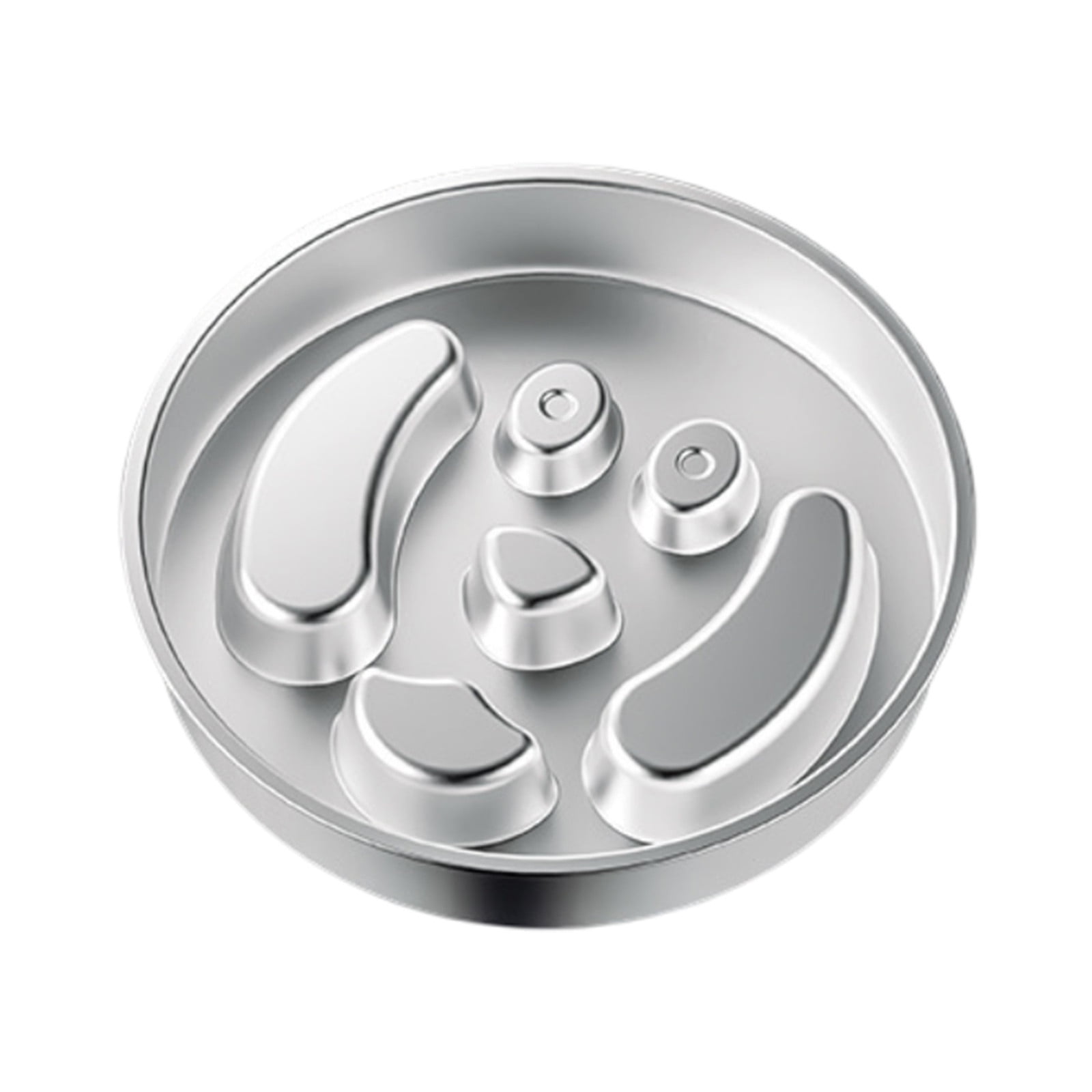 Slow Feeder Bowl 304 Stainless Steel Large Food Bowl Double Layer ...