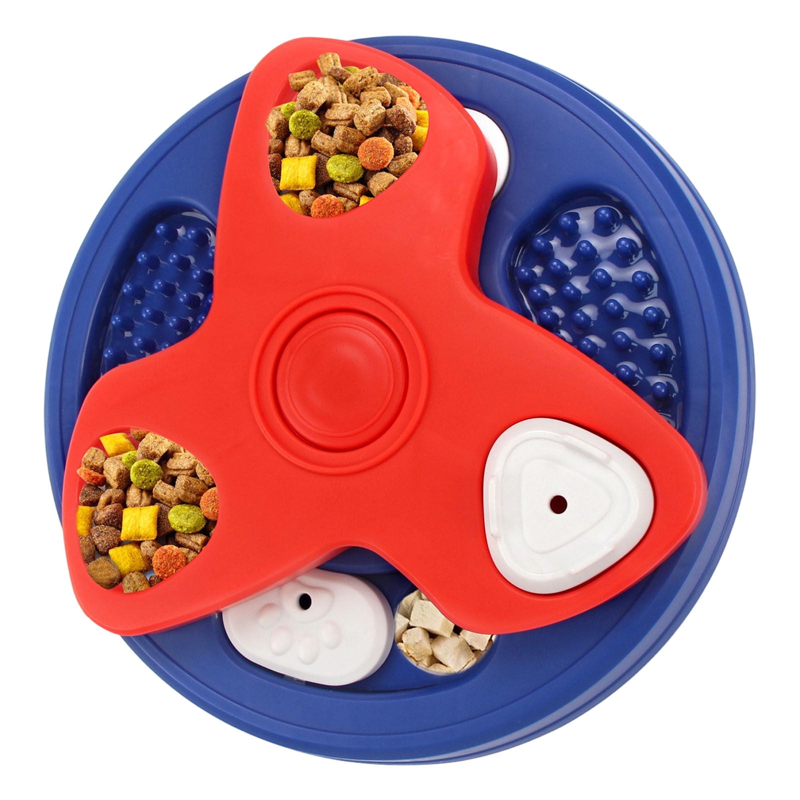 Slow Feeder Dog Bowl Interactive Puzzle Toy for Mental Enrichment ...
