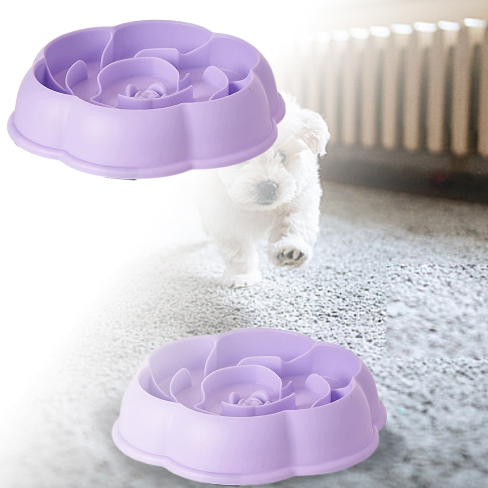 Slow Feeder Dog Bowls , Anti-Choking Puzzle Dog Food Bowls, Anti-Slip ...