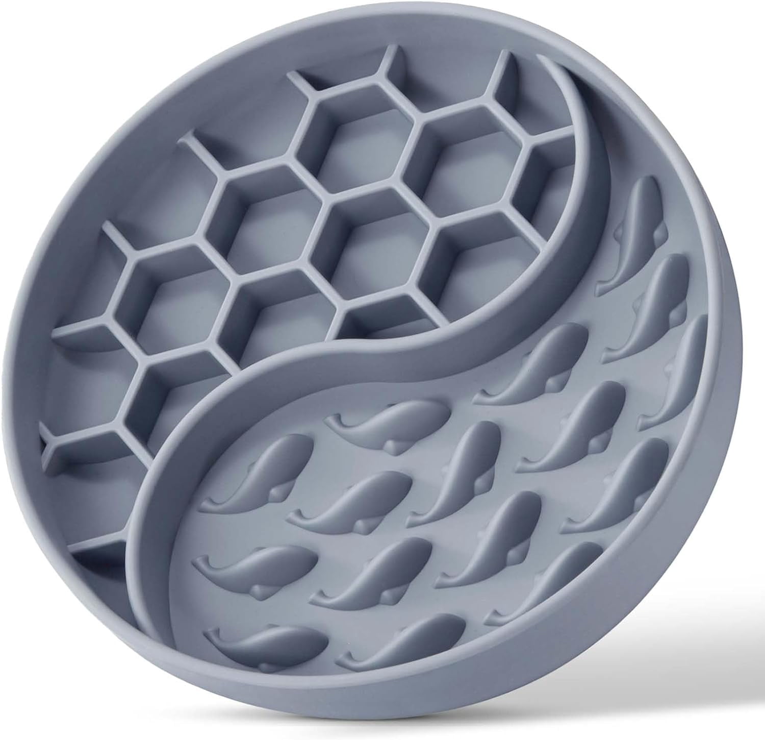 Slow Feeder Dog Bowls, Silicone Pet Food Bowls with Suction Cups, Non ...