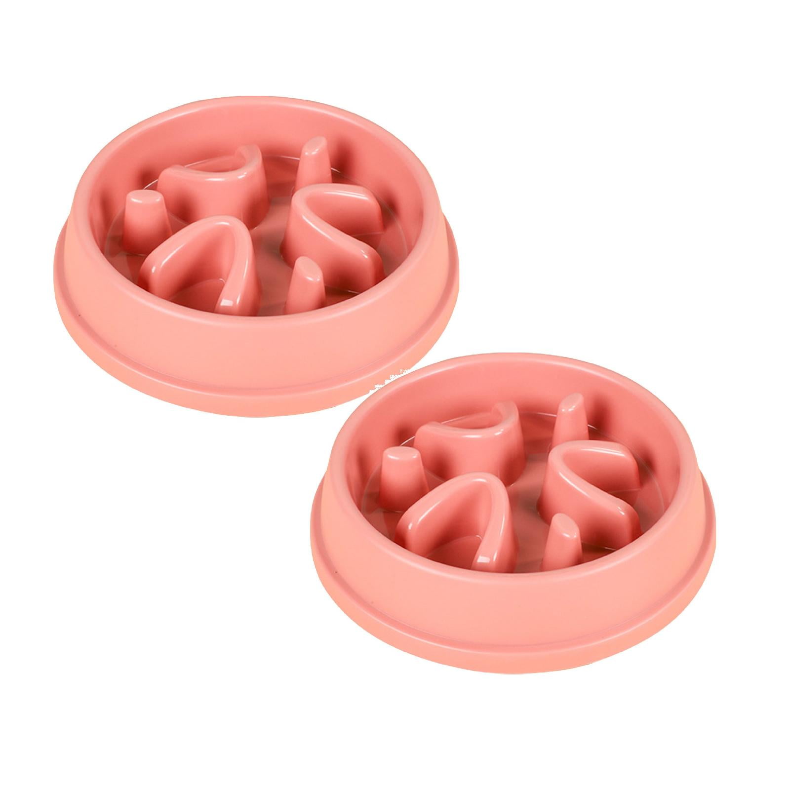 Slow Feeder Dog Bowls for Fast Eaters – 1.5 Cup PP Maze Bowl, Reduces ...