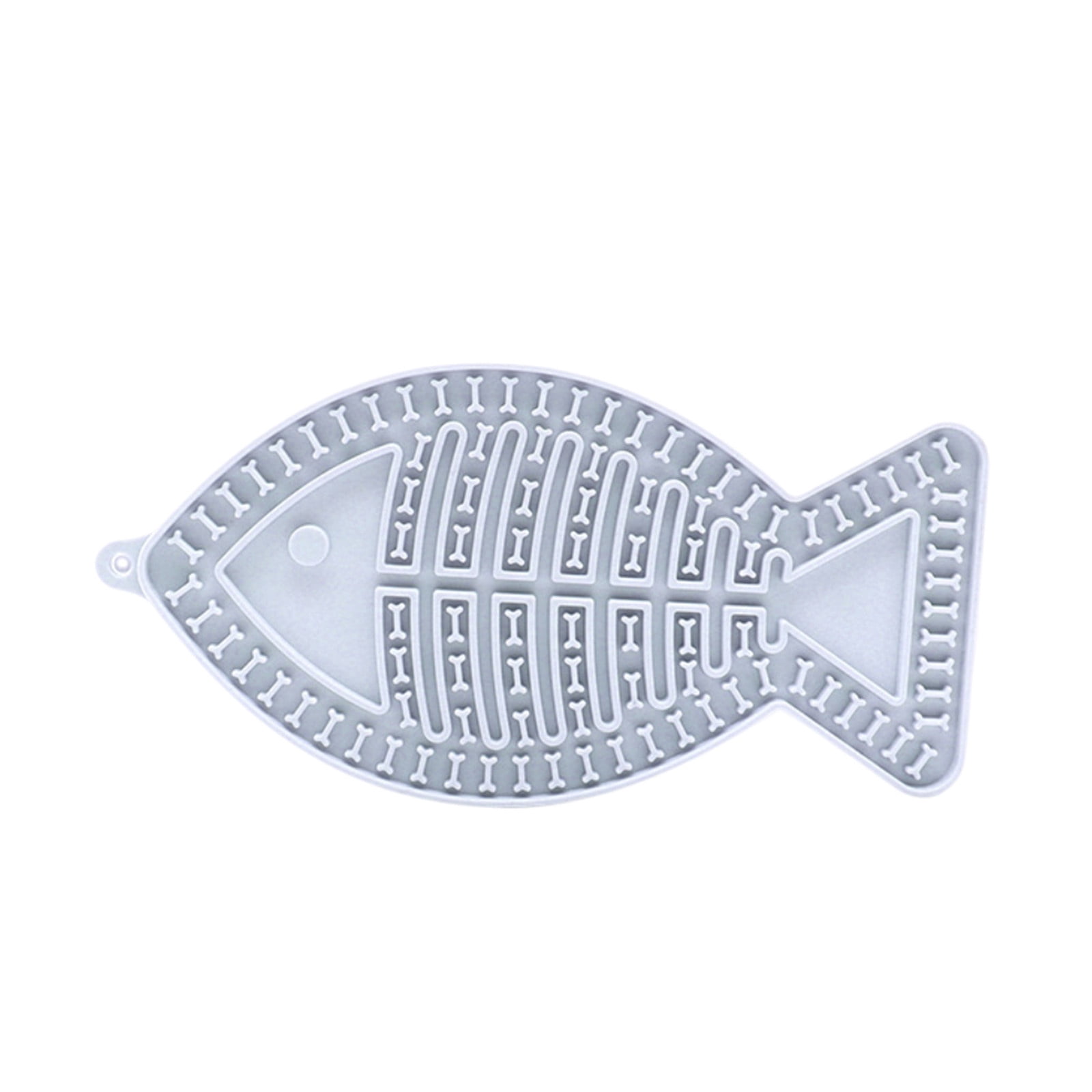 Slow Food Bowls Fish Shaped Cat Slow Feeders Lick Mat Alternative for ...