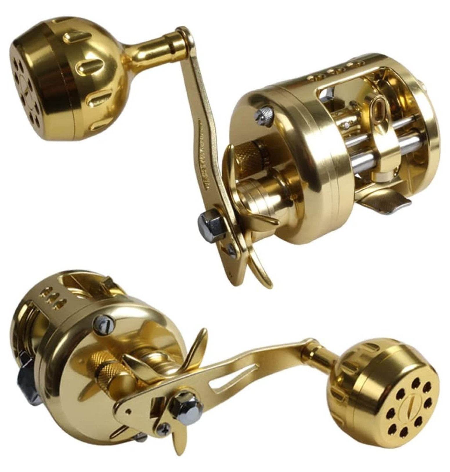 Slow Jigging Full Metal Reel High Gear Ratio Speed 5.1:1 Max Drag 10kg ...