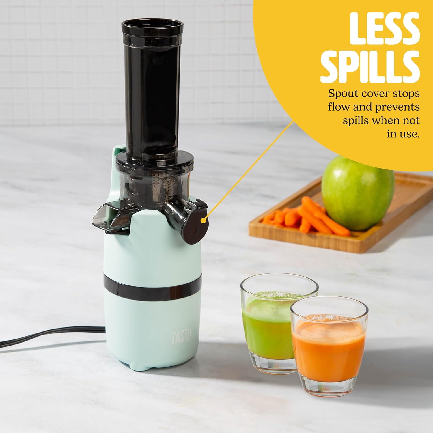 Slow Juicer - Compact Masticating Juicer with Pulp Separation, Maximum ...